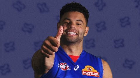 Aussie Rules Football Sport GIF by Western Bulldogs - Find & Share on GIPHY