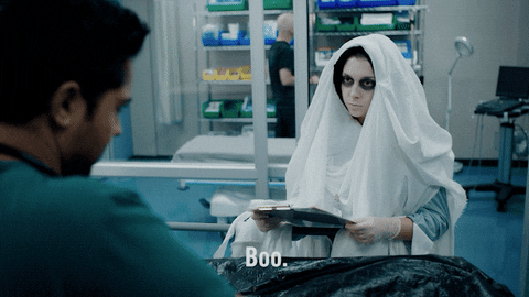 Ghost Halloween Boo GIFs - Get the best GIF on GIPHY