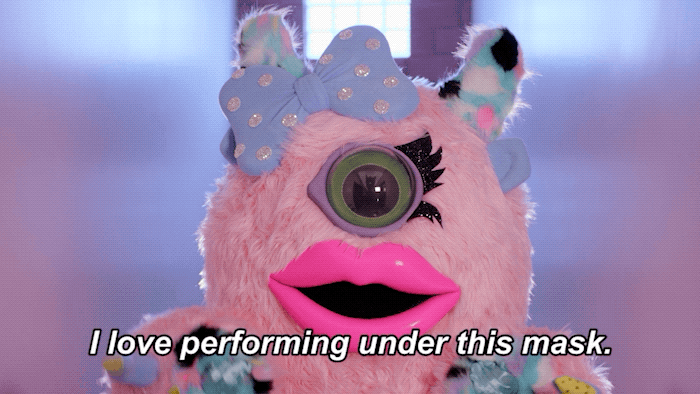 Performing GIF by The Masked Singer - Find & Share on GIPHY