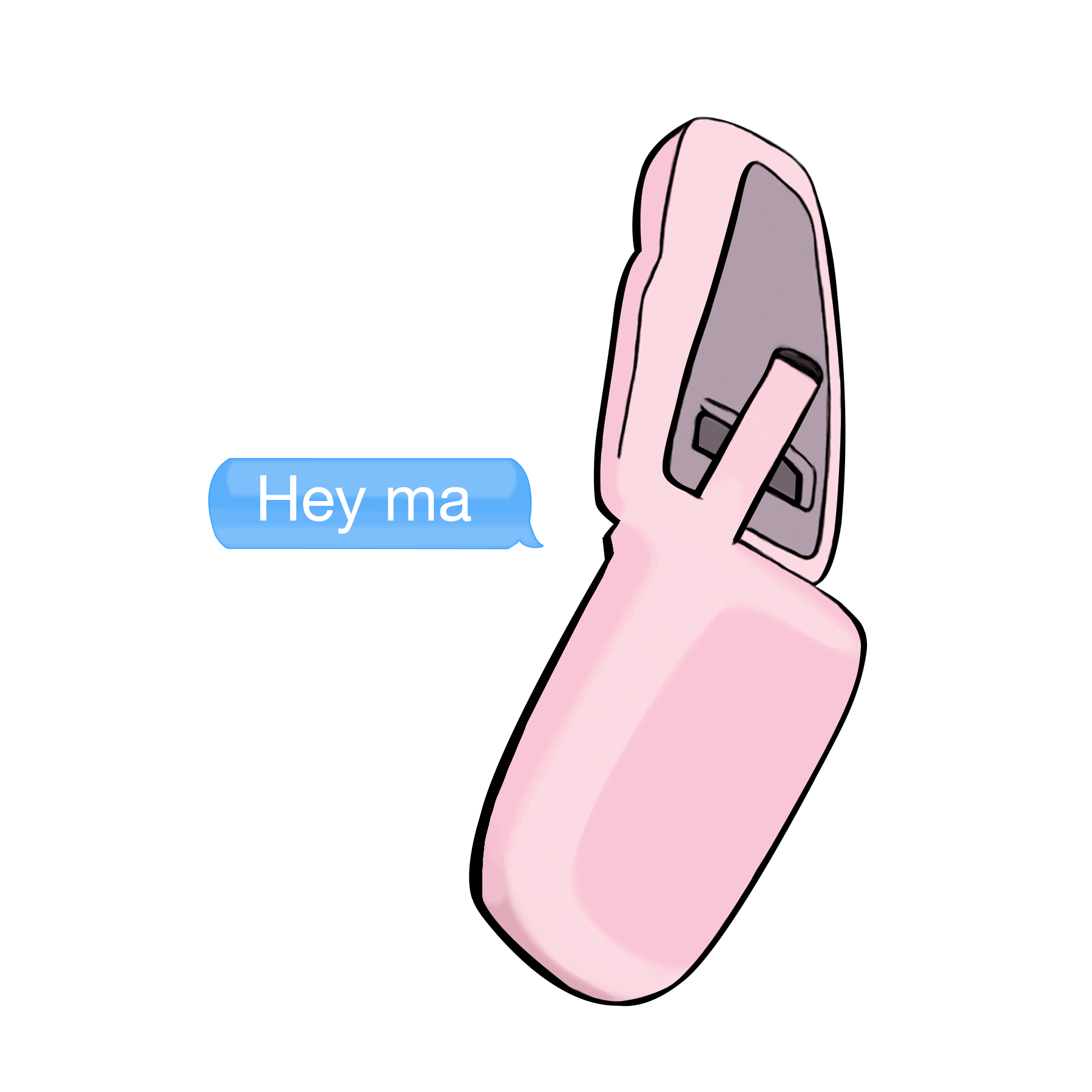 Hey Ma Vintage Sticker by instagrandmaw for iOS & Android | GIPHY