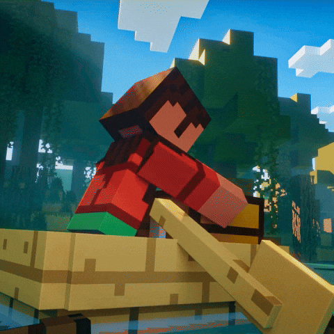 A New Friend by Minecraft | GIPHY
