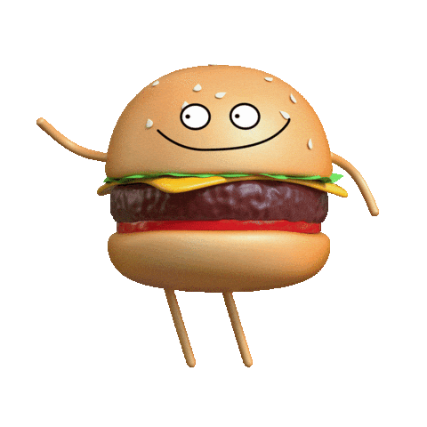 Dancing hamburger! : GAWANOOSH