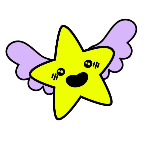 Star Fly Sticker by simones for iOS & Android | GIPHY