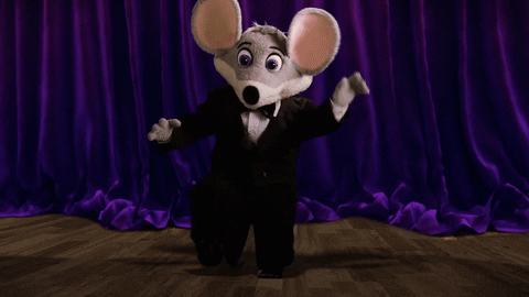 Happy Dance GIF by Chuck E. Cheese - Find & Share on GIPHY