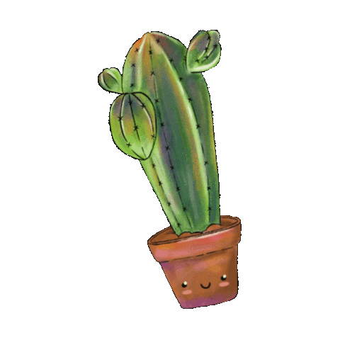 Happy Cactus Sticker for iOS & Android | GIPHY