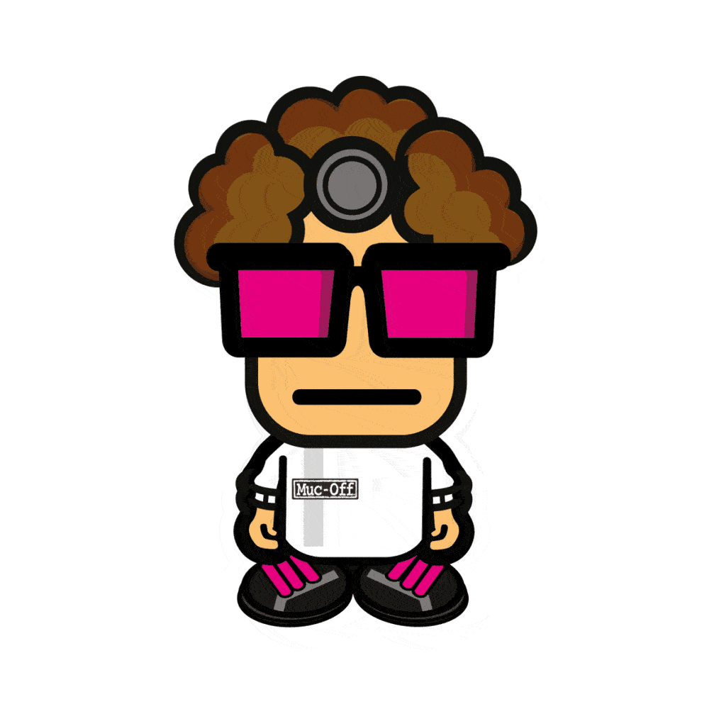 Mountain Bike Rock Sticker by Muc-Off for iOS & Android | GIPHY