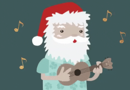 Santa Claus Singing GIF by evite - Find & Share on GIPHY