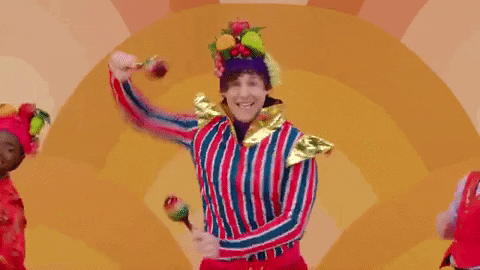 React Dancing GIF by The Wiggles - Find & Share on GIPHY
