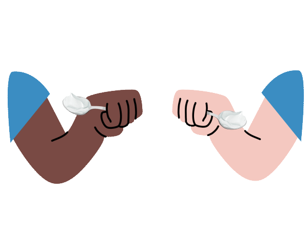 Fist Bump Sticker by Oikos Canada for iOS & Android | GIPHY