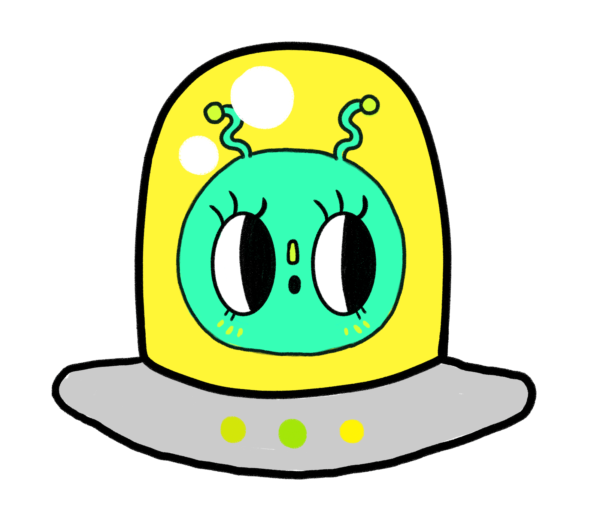 Outer Space Sticker by Liz Rodriguez for iOS & Android | GIPHY