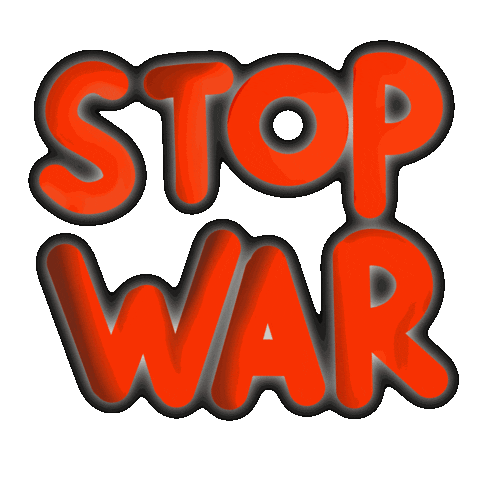 War Peace Sticker for iOS & Android | GIPHY