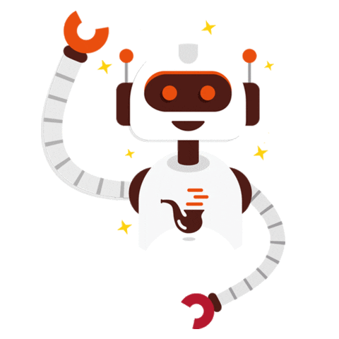 Robot Assistant Sticker by Sherlock Solutions for iOS & Android | GIPHY