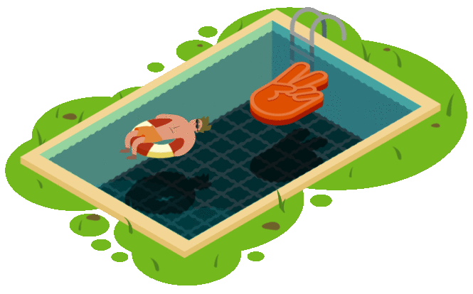 Chill Pool Sticker by The University of Texas Rio Grande Valley for iOS ...