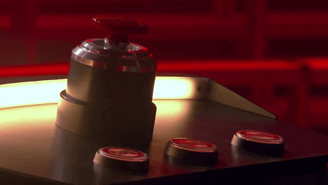 Red Button Bloque GIF by La Voix TVA - Find & Share on GIPHY