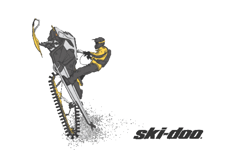Snow Race Sticker by Ski-Doo for iOS & Android | GIPHY