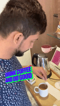 Drinking Coffee Gif