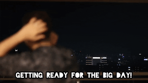 Big Day Today Getting Ready GIF by Digital Pratik - Find & Share on GIPHY