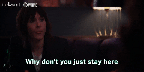 Stay Here Season 2 GIF by The L Word: Generation Q - Find & Share on GIPHY