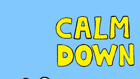Calm Down Clip Art
