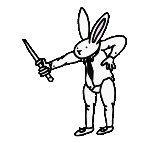 Bunny Rabbit Sticker for iOS & Android | GIPHY