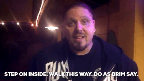 Walk This Way Restaurant GIF by Brimstone (The Grindhouse Radio, Hound ...