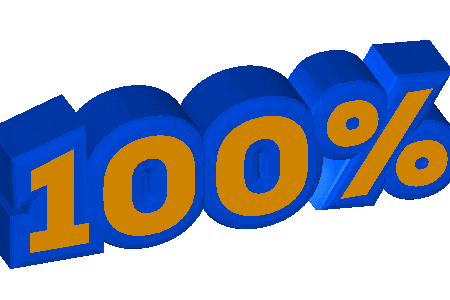 Right On Hundred Percent Sticker by NeighborlyNotary® for iOS & Android ...