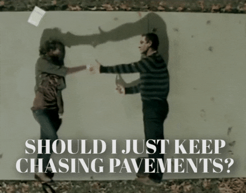 Chasing-pavements GIFs - Get the best GIF on GIPHY