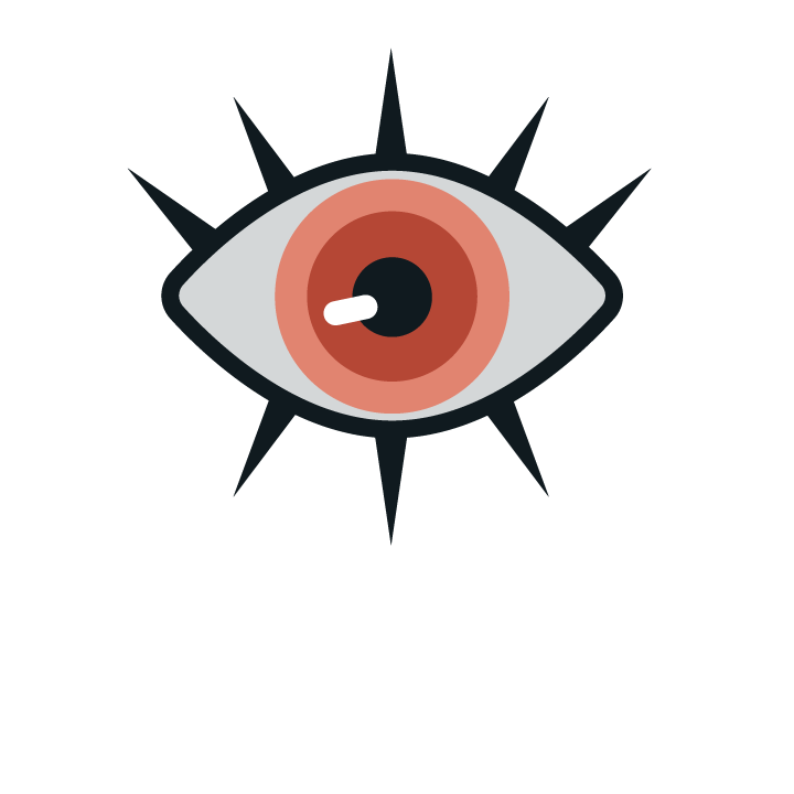 Sad Evil Eye Sticker by Emily Julstrom for iOS & Android | GIPHY