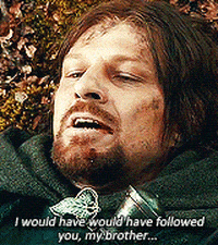 Boromir Arrows Gif