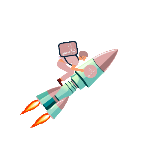 Delivery Rocket Sticker by classyandfabb for iOS & Android | GIPHY