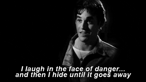 Laugh Then Serious Face Gif