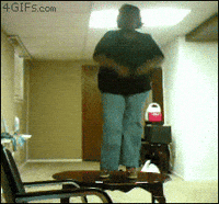 Person Falling Over Gif