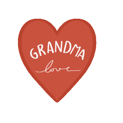 Grandma Hearts Sticker for iOS & Android | GIPHY