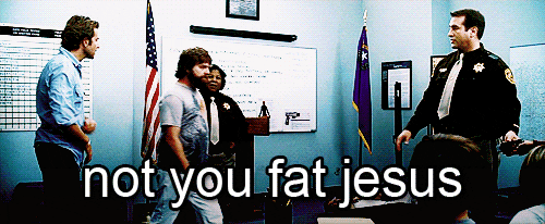 Hangover Fat Jesus GIFs - Get the best GIF on GIPHY