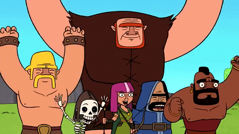 Happy Clash Of Clans GIF by Clasharama - Find & Share on GIPHY