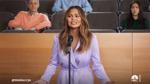 Chrissy Teigen Mr Mayor GIF by NBC - Find & Share on GIPHY