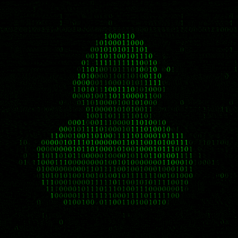 Binary Code Matrix Gif