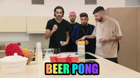 Celebrate Beer Pong GIF by C8 - Find & Share on GIPHY