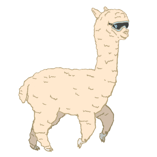 Jumping Alpaca Gif