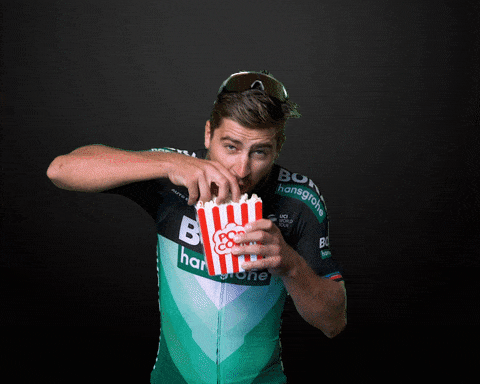 Peter Sagan Popcorn GIF by Specialized Bicycles - Find & Share on GIPHY