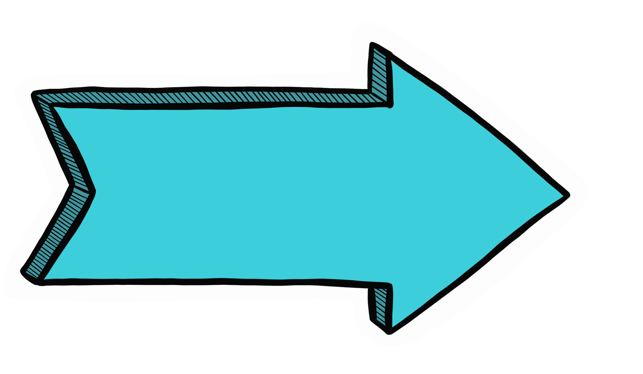 Look Arrow Sticker by Rafs Design for iOS & Android | GIPHY