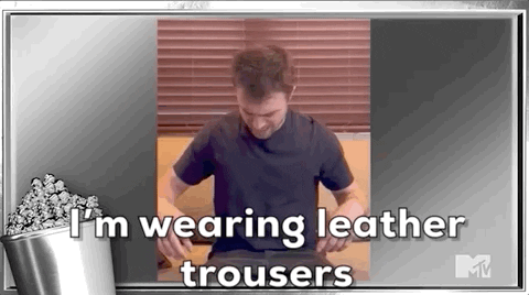 Leather Trousers GIFs - Find & Share on GIPHY