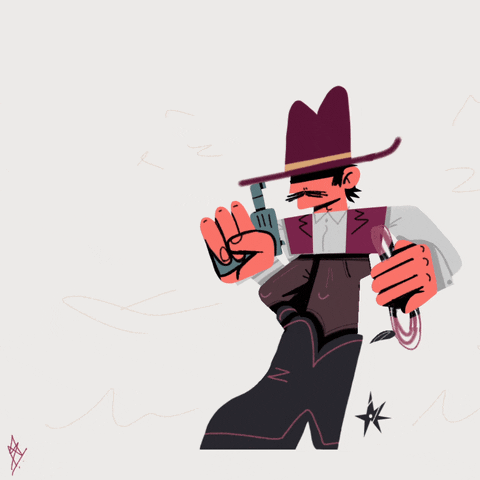 Jump Cowboy GIF by Nishanth Sanjay - Find & Share on GIPHY
