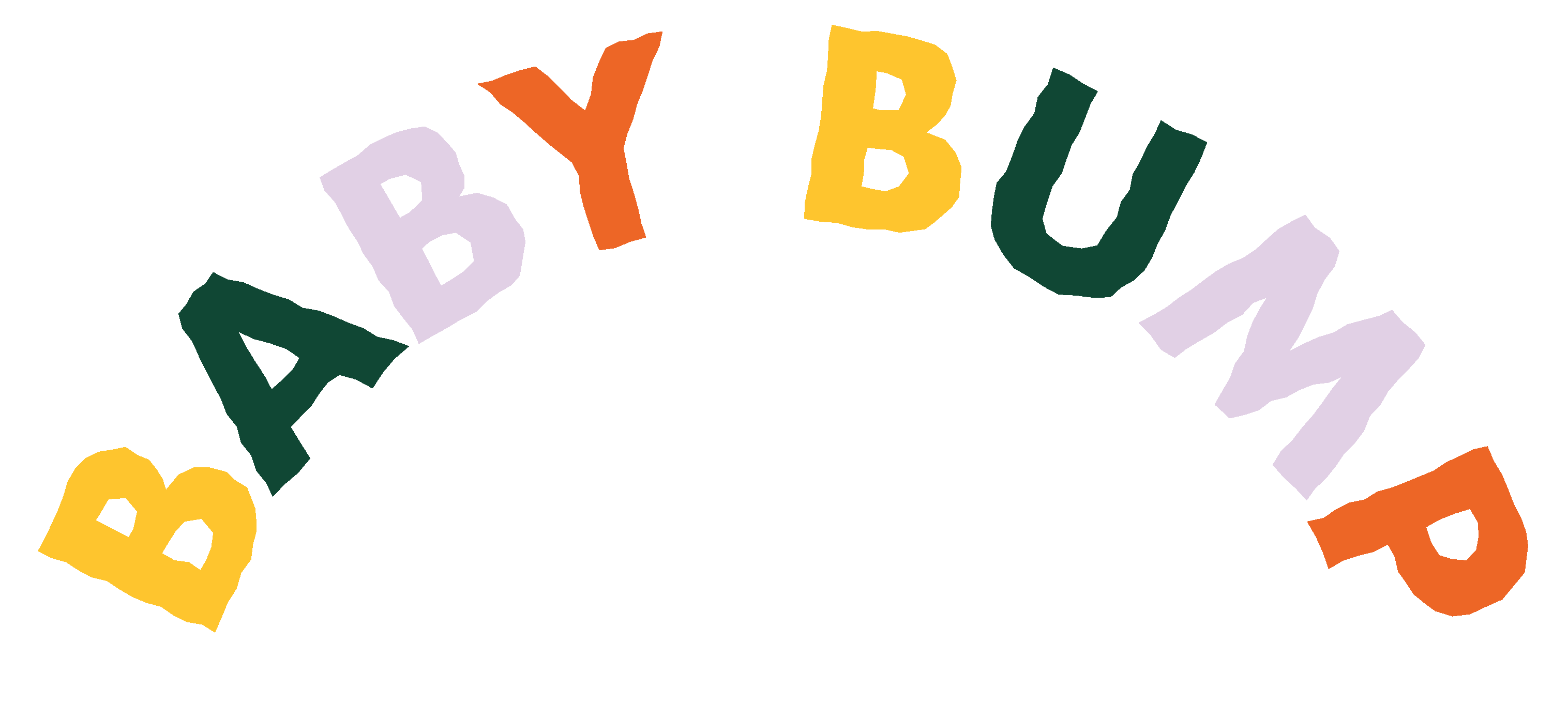 Text Baby Bump Sticker by Megan McNulty for iOS & Android | GIPHY