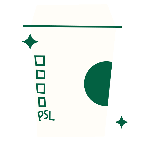 Pumpkin Spice Latte Psl Sticker by Starbucks for iOS & Android | GIPHY