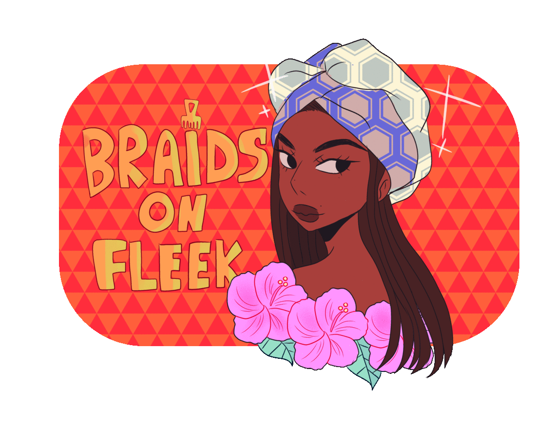 Braids Melanin Sticker for iOS & Android | GIPHY