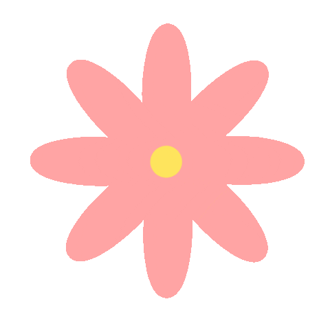 Pink Flower Sticker for iOS & Android | GIPHY