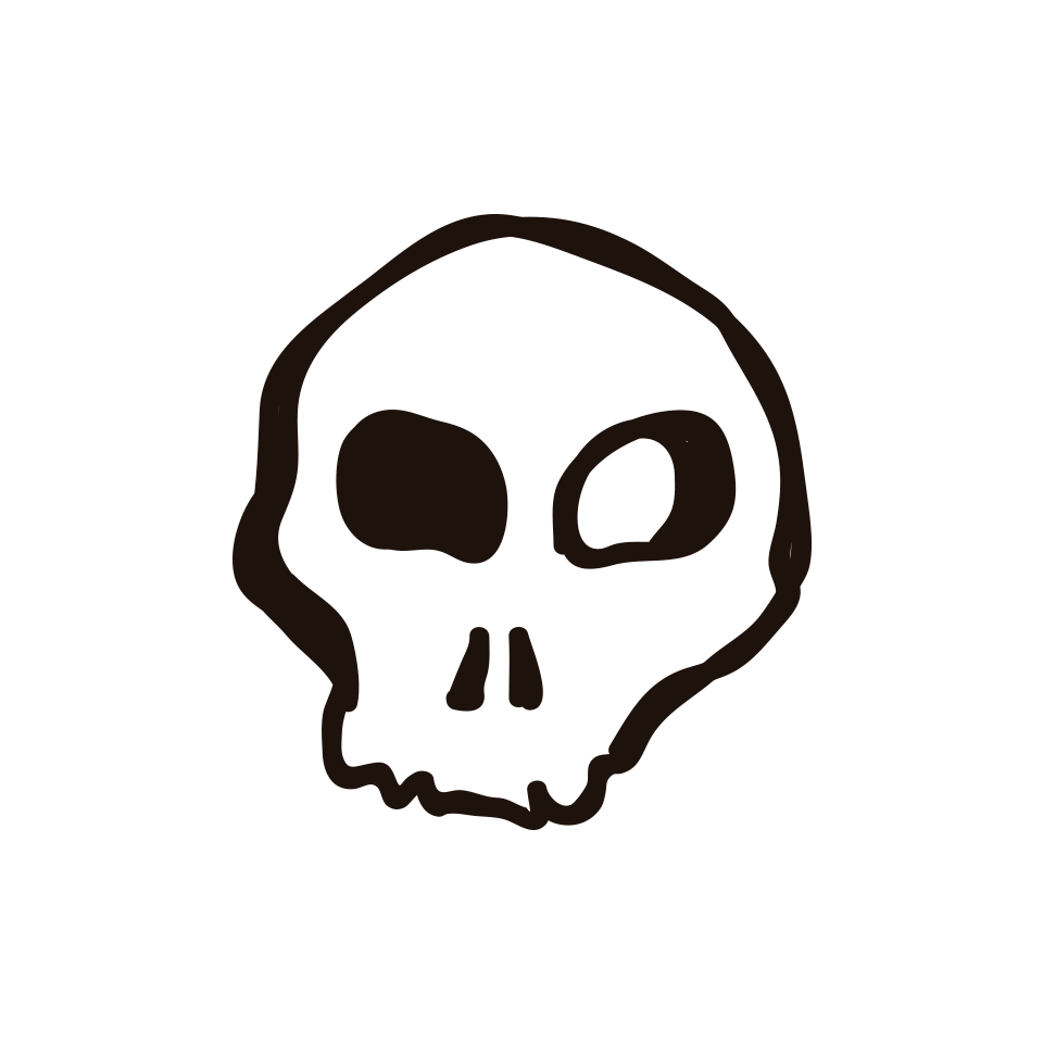 Wink Skull Sticker by TheSeriousAgency for iOS & Android | GIPHY