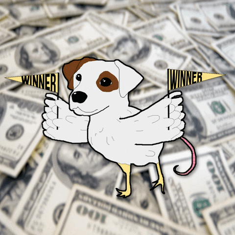 Double Winner Chicken Rat Dog GIFs - Get the best GIF on GIPHY