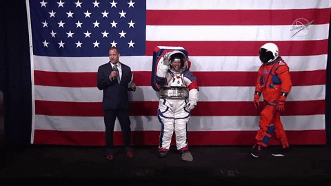 Wave Astronaut GIF by NASA - Find & Share on GIPHY